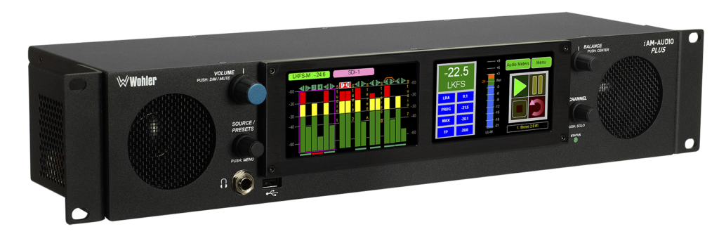 iAM-AUDIO-2+: 16-Channel 3G-SDI & Analog Audio Monitor