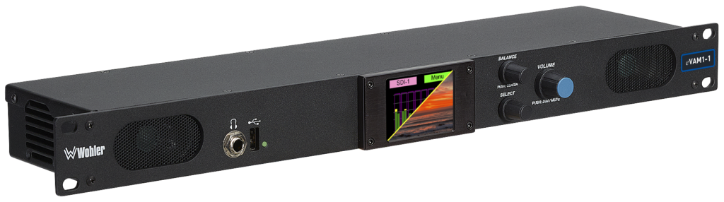 eVAM1-1: 3G-SDI, AES3 & Analog AV Monitor